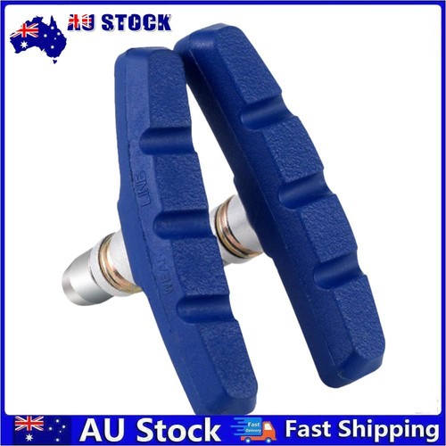 Bike Brake Blocks Rubber MTB Road Bike V Brake Pads Shoes Blocks (Blue ...