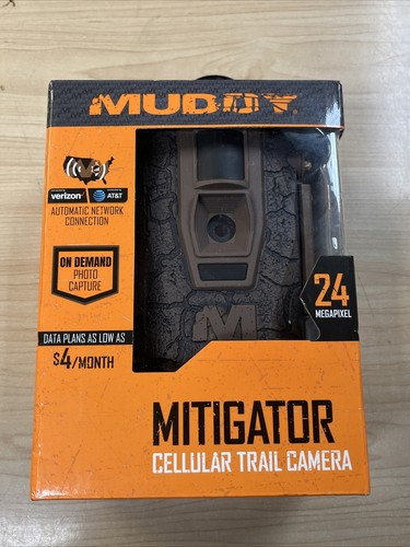 Muddy Mitigator Cellular Trail Camera 24MP On-Demand Photo & Dual ...