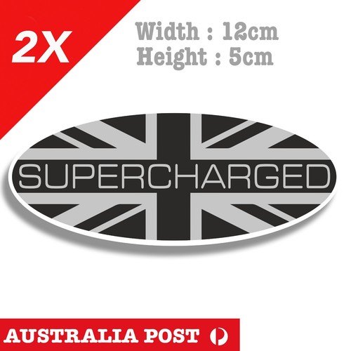 Land Rover British Flag Supercharged Logo Sticker | eBay Australia