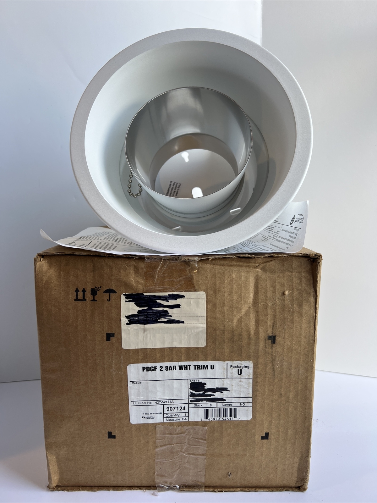 Lithonia Gotham PDGF 2 8AR WHT TRIM U new open box | eBay