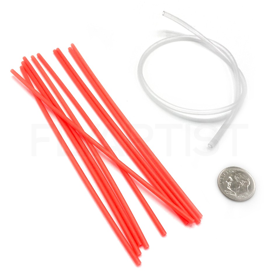 HMH POLY TUBES - Fly Tying Tube Fly Tubing in Small or Large - 10 Per ...