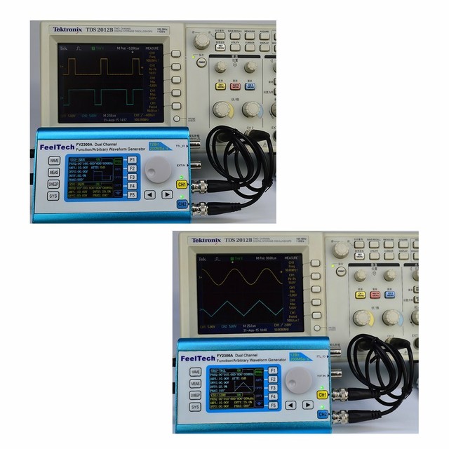 Feeltech Fy2300 Dual CH DDS Arbitrary Waveform Signal Generator 20mhz ...