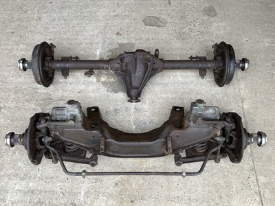 MGB 1966-76 WIRE WHEEL REAR AXLE & FRONT STUB AXLES /CONVERSION - PICK ...