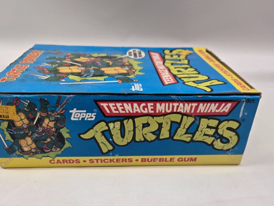 Teenage Mutant Ninja Turtles Trading Card Box 48 unopened wax packs ...