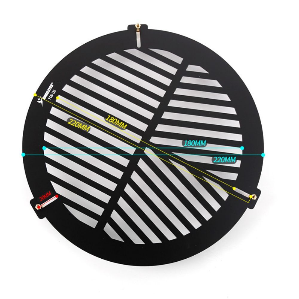 Aluminum Alloy Bahtinov Focusing Mask Telescope Caliber Fixed Diameter ...