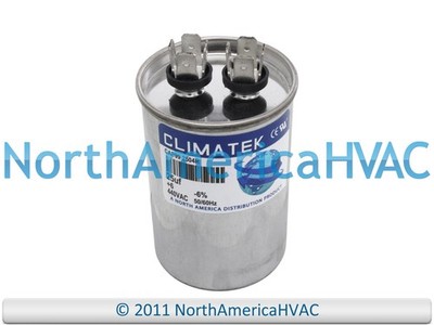 Climatek Motor Run Capacitor 25 uF MFD 440 Volt Round Fits GE Genteq ...