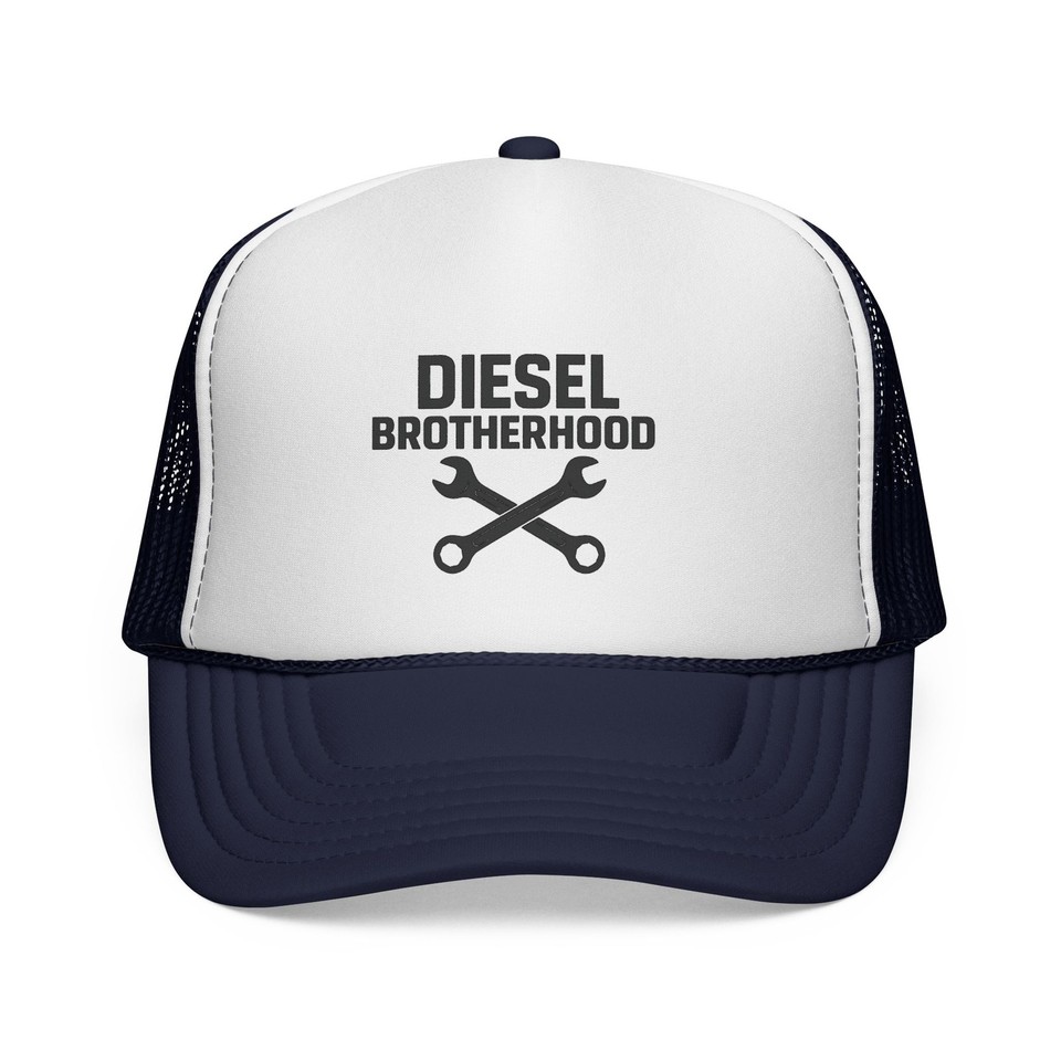 Diesel Mechanic Trucker Cap | Diesel Brotherhood | Wrench Logo Hat | eBay