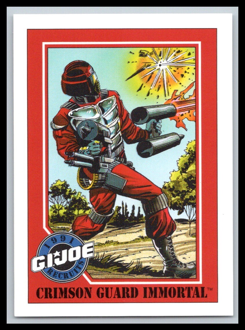 1991 Impel G.I. Joe #126 Crimson Guard Immortal | eBay