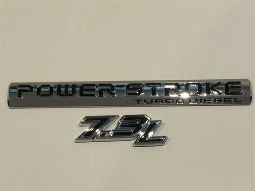 7.3L 7.3 POWER STROKE TURBO DIESEL EMBLEM FITS FORD F250 F350 15 ...