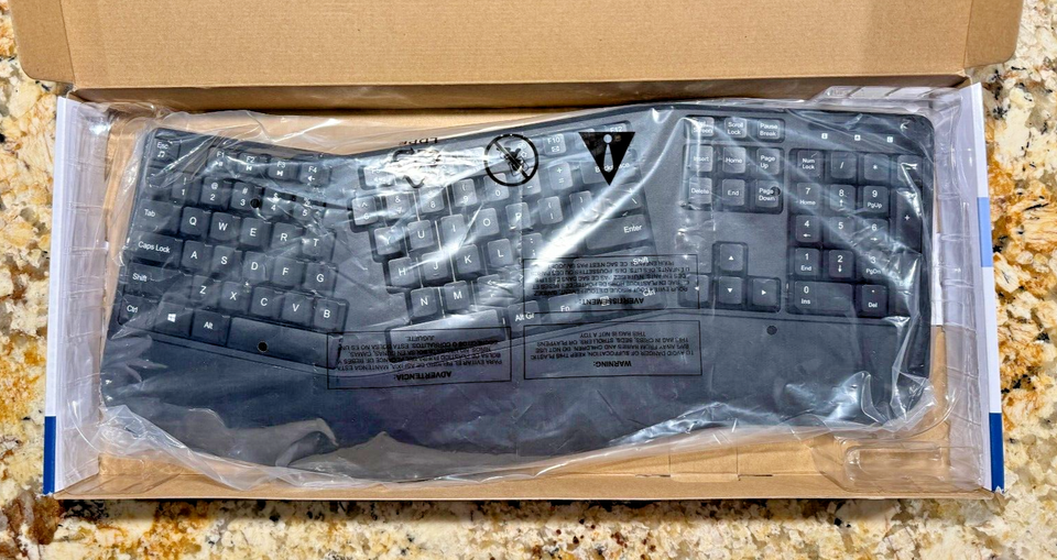 Insignia Full-Size Wireless Ergonomic Membrane Keyboard - Black | eBay