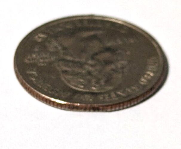 2008 P ALASKA The Great Land Bear QUARTER Error Press Collar RARE State ...