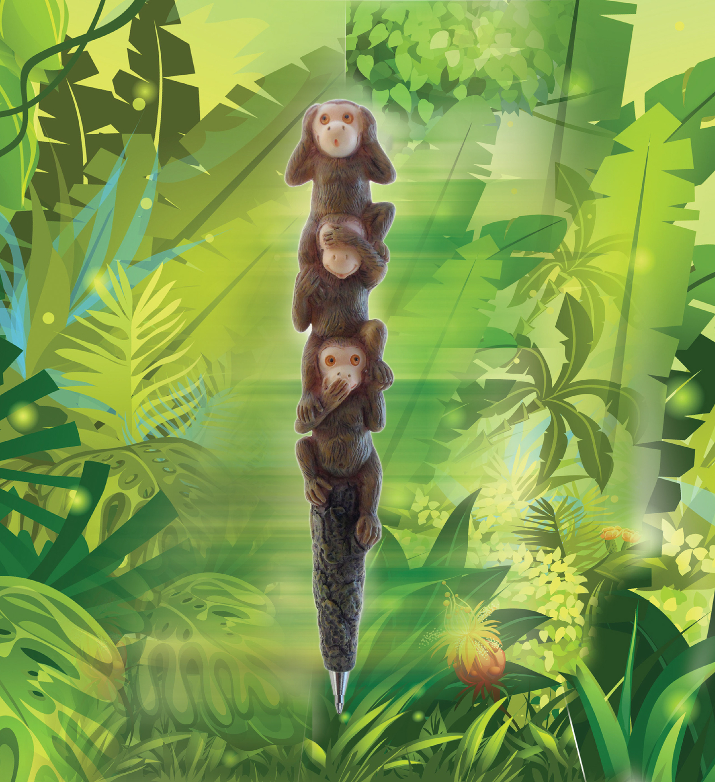 Planet Pens Three Wise Monkeys Novelty Pen - Kids Office Supplies ...