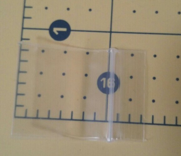 1x1 Inch Clear Zipper Bags Zip Lock Plastic Resealable 2mil Ships from ...