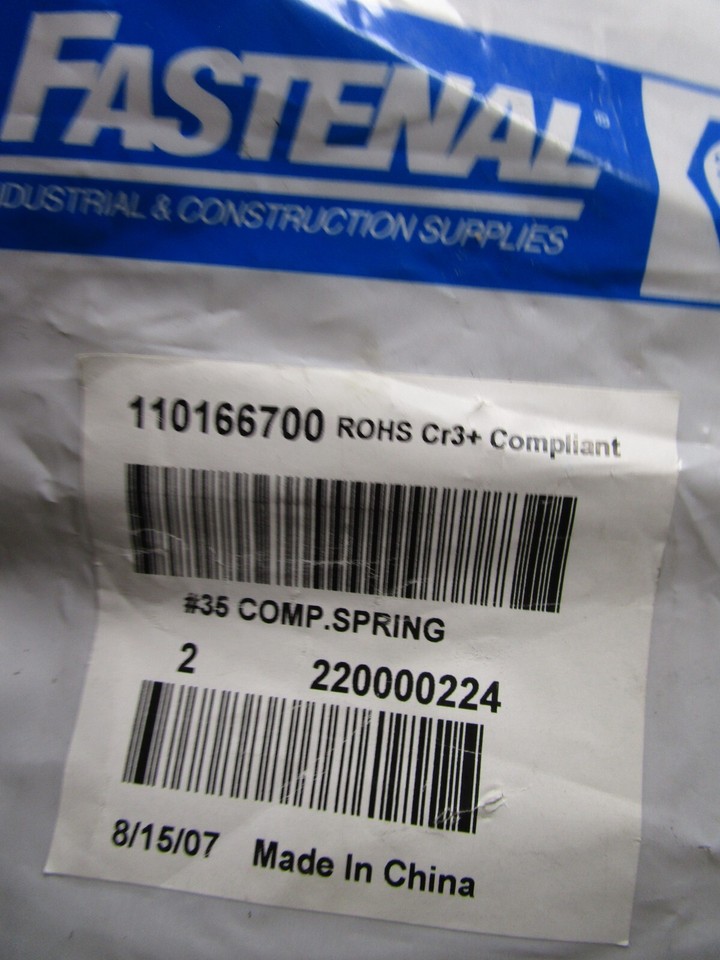 (2) 0.688"OD x 0.105" Wire 4.000" L #35 Hard Drawn MB Compression ...