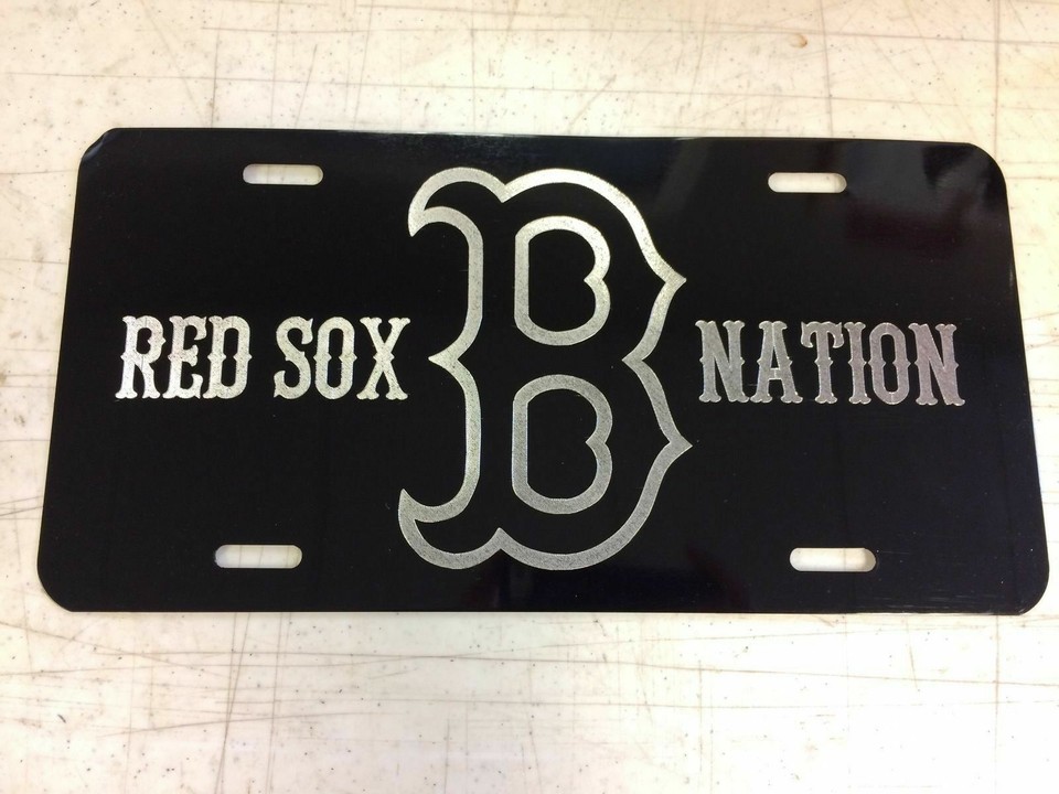 Boston Red Sox Nation Aluminium License Plate Highest Quality For All ...