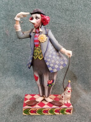 Jim Shore #4007674 Clown "Clown's Best Friend" | eBay