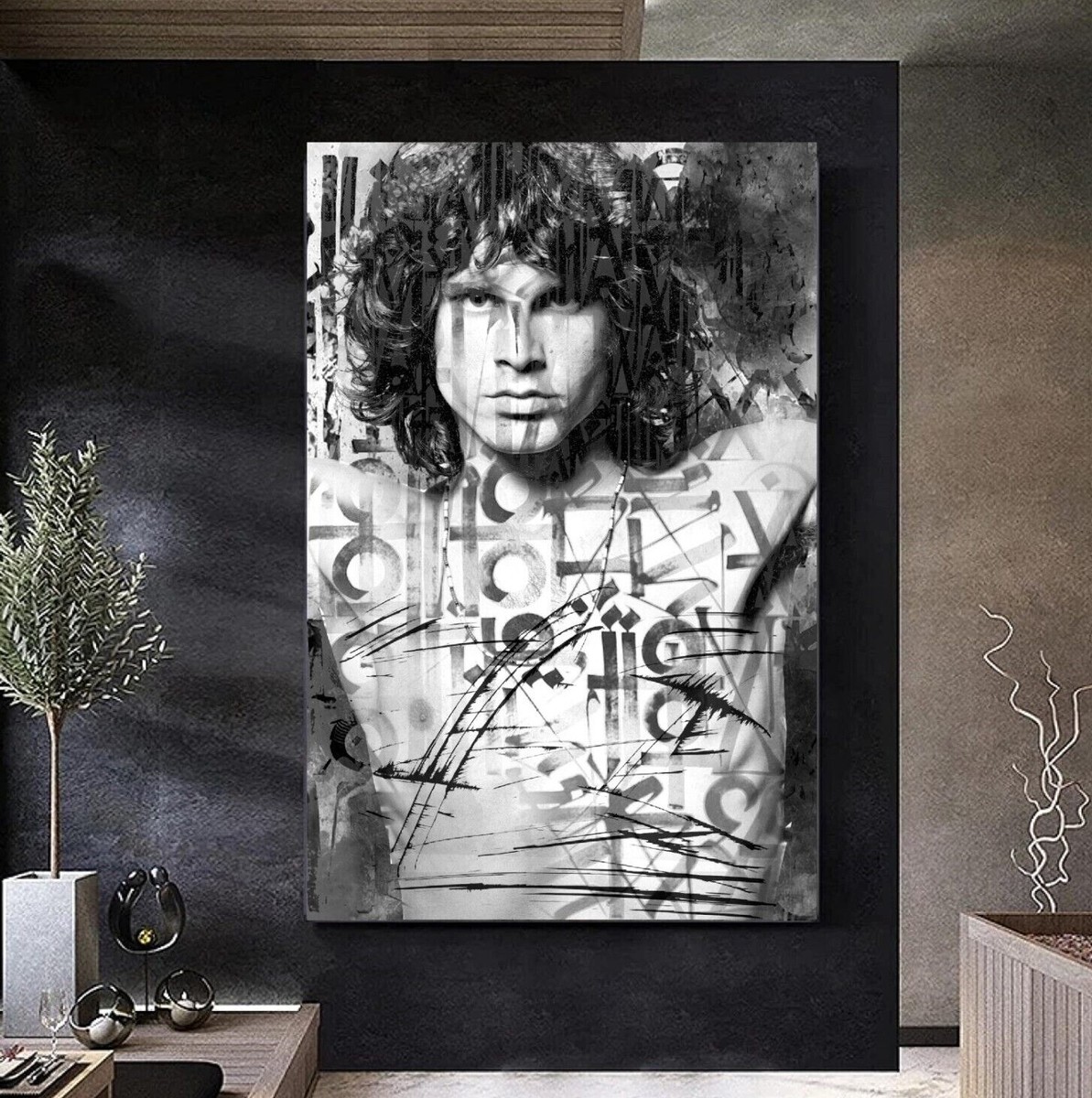 Jim Morrison Straßenkunst Poster For Sale Mit "Jim Morrison Ist In