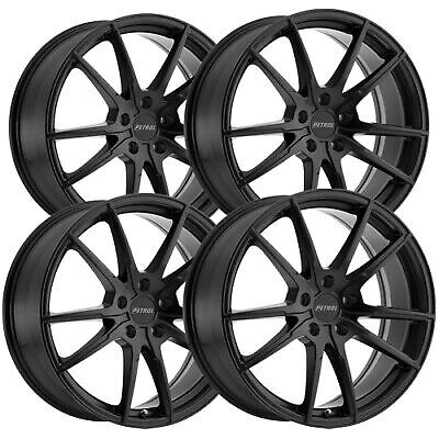 (Set of 4) Petrol P0A 17x8 5x120 +35mm Matte Black Wheels Rims 17" Inch ...