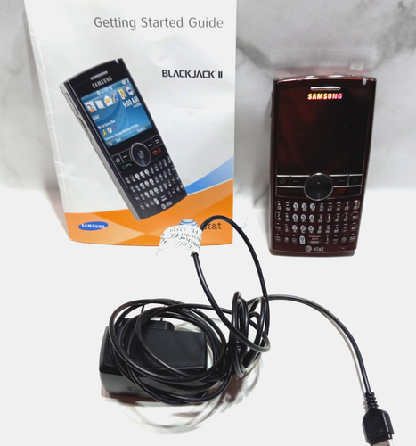 Samsung BlackJack II SGH-i617 Maroon No Sim Card Collectible QWERTY ...