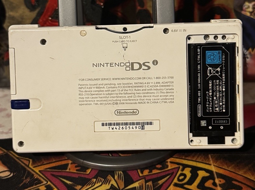 Nintendo DSi Console TWL-001 White w/Stylus TESTED Works & Has Sound ...