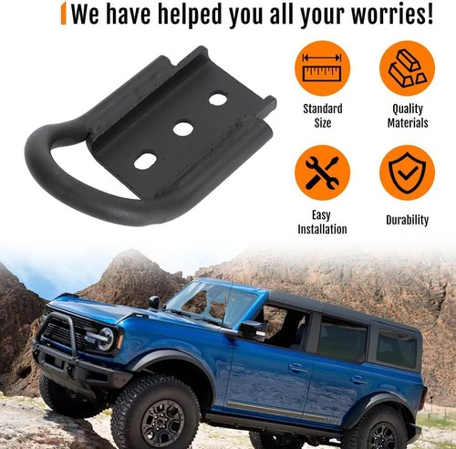 For 2021 23 2024 Ford Bronco Single Rear Tow Hook Recovery Shackle MB3C ...