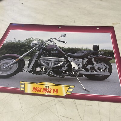 Boss Hoss V8 1993 Form Card Motorbike Passion Collection Atlas | eBay