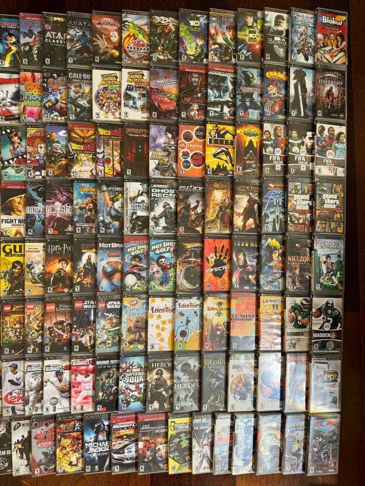 Sony PSP Authentic 500+ Video Games Collection *Pick and Choose Your ...