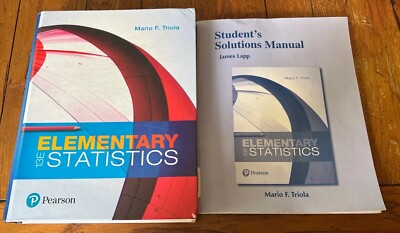 Elementary Statistics Text Book With Students Solutions Manual Mario ...