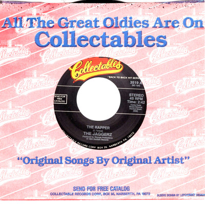 THE JAGGERZ: THE RAPPER / I CALL MY BABY CANDY .. 45 RPM A-512 | eBay