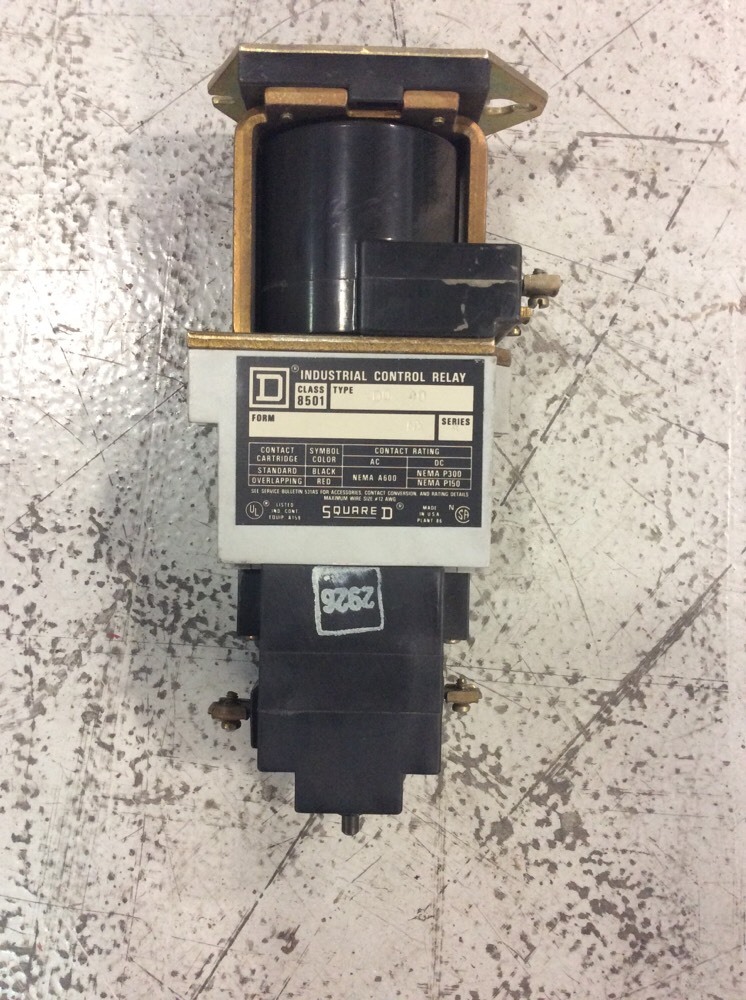 Square D Industrial Control Relay 8501 Type XD0 40 Series A with ...
