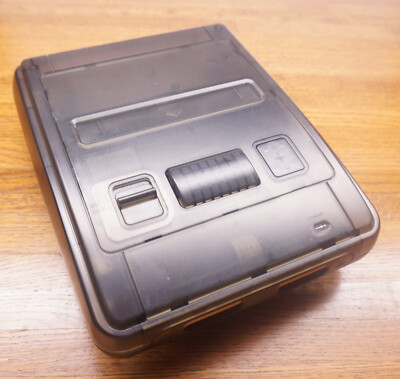 Transparent Black SNES Super Nintendo Famicom New Shell Console Only ...