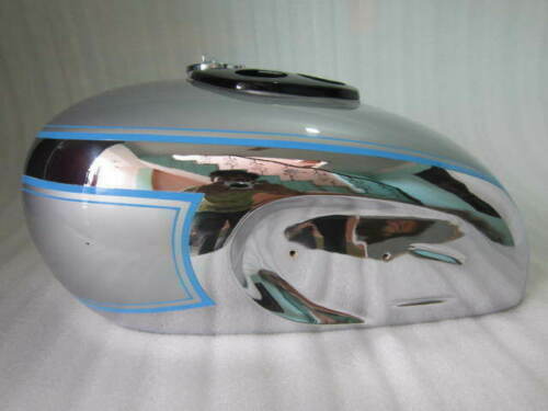 Triumph T90 5T Speed Twin Chrome Silver Painted Petrol Fuel Gas Tank ...