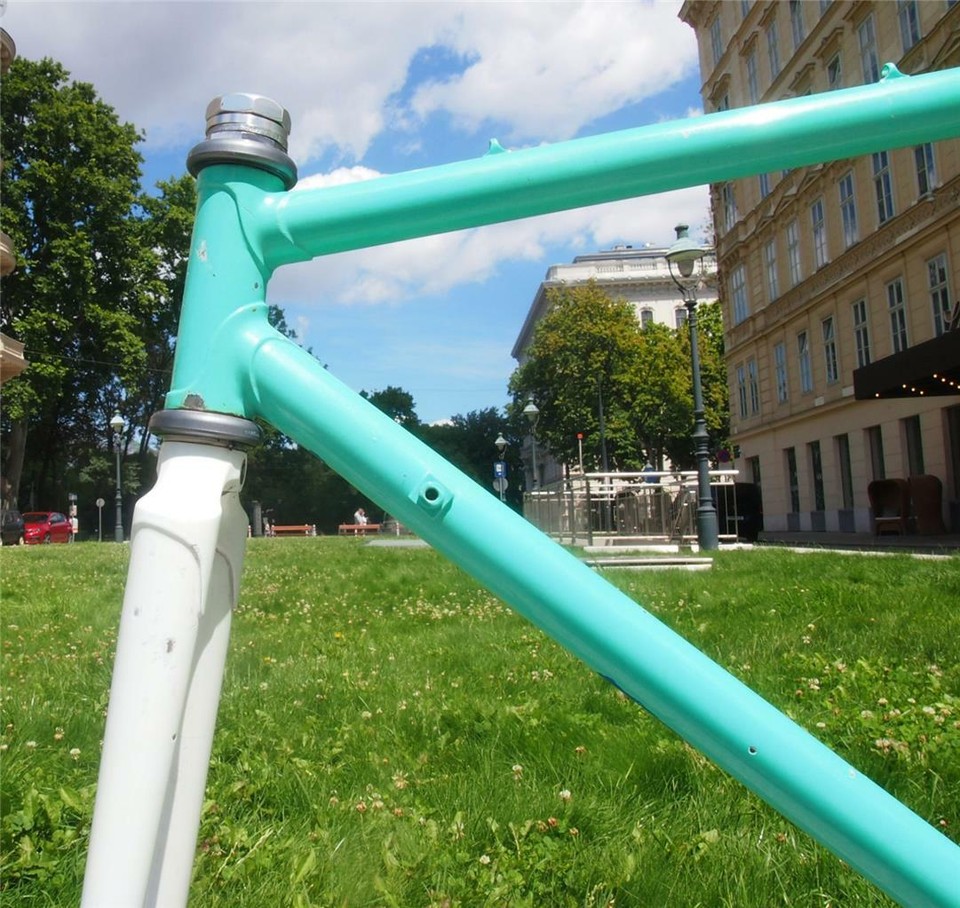 1980s PUCH Steel Road Bike Frame Fork Columbus SL 49.5cm XS Austria ...
