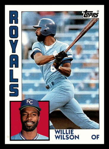 1984 Topps Willie Wilson Kansas City Royals #525 Mint | eBay