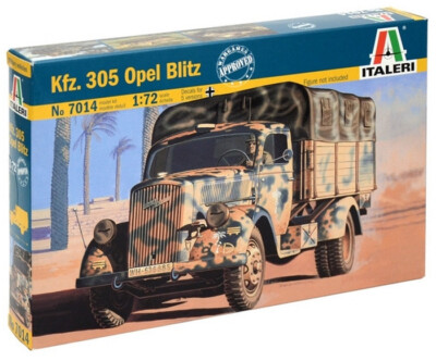 1/72 Kfz. 305 Opel Blitz German Army medium truck Italeri 7014 Plastic ...