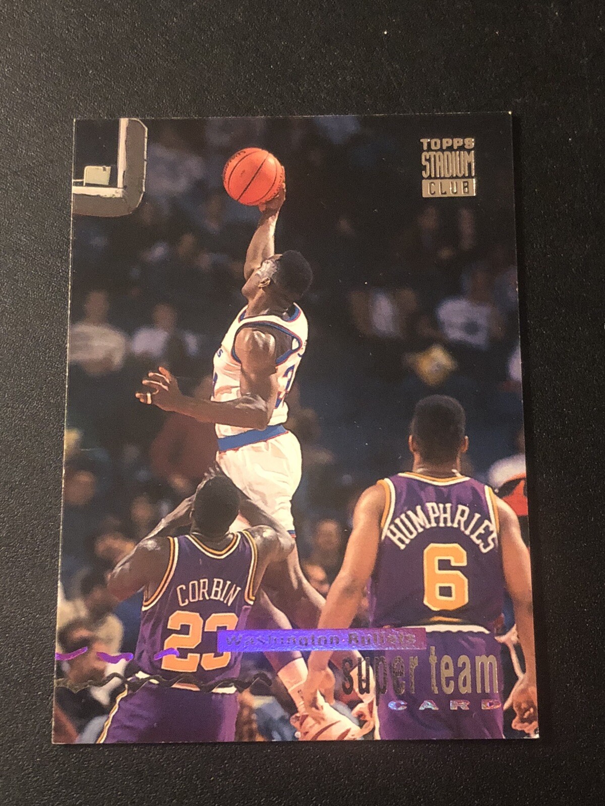 1993-94 Topps Stadium Club Super Teams Washington Bullets Team #27 | eBay