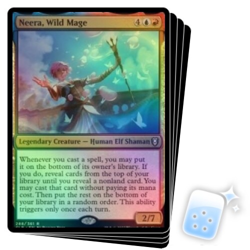 FOIL NEERA, WILD MAGE X4 Commander Legends: Battle For Baldur's Gate ...