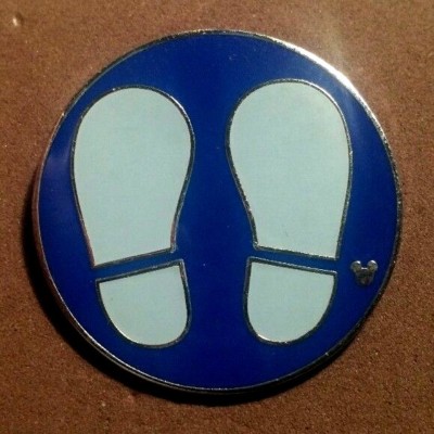 DISNEY WDW HIDDEN MICKEY SERIES 2 MICKEY FOOTPRINT BLUE #1 OF 4 PIN | eBay