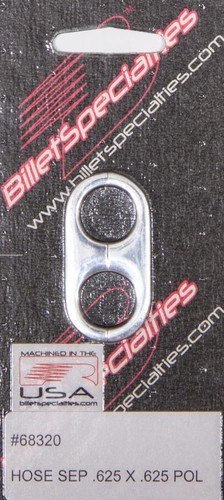BILLET SPECIALTIES Hose Separator .625x.625 -Polished 68320 ...
