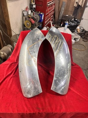 1953 1954 chevrolet 2 Door original Pair gravel rock Stone guards chevy ...