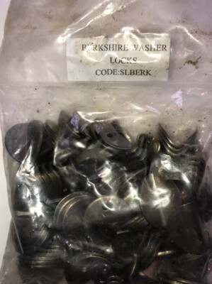 Berkshire 50 Pk 3/32 Cable Large Heavy Duty Washer Locks Relaxing Snare ...