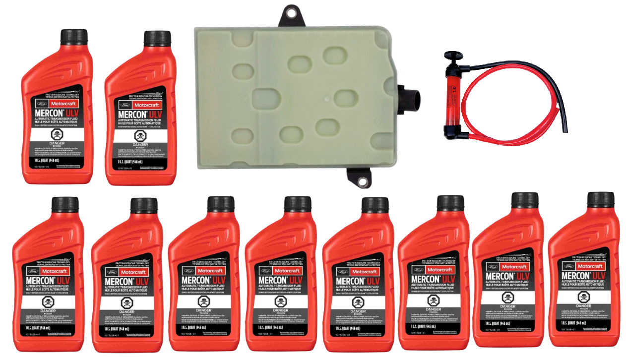 10R80 10 Speed Transmission Filter Kit: Filter + 10L ATF for FORD | eBay