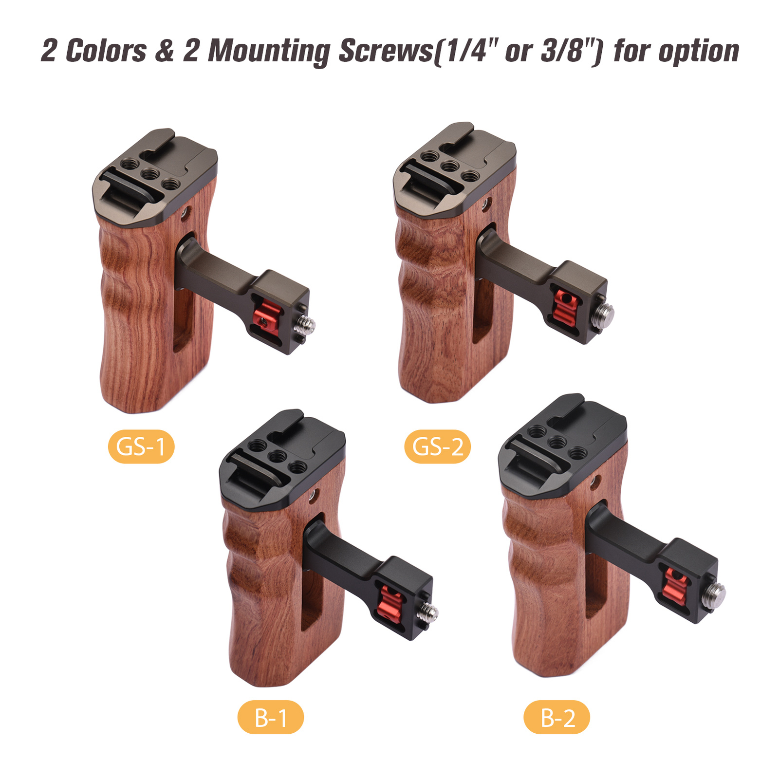 Adjustable Wooden Cage Handle Left/Right Side Hand Grip 1/4 Inch Z3C8 ...