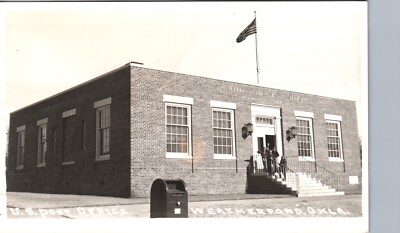 POST OFFICE BUILDING c1950 weatherford ok real photo postcard rppc ...