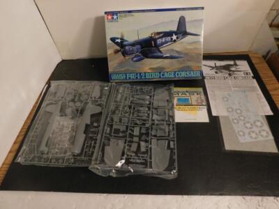 Tamiya 1:48 #61046 Chance Vought F4U-1/2 Bird Cage Corsair + Mask # ...