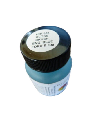 Tru-Color 638 Gloss Brushable Ford & GM Engine Blue 1 oz. Acrylic Model ...