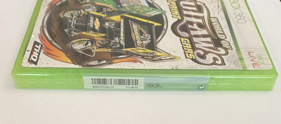 NEW SEALED World of Outlaws: Sprint Cars XBOX 360 Dirt Racing Game ...