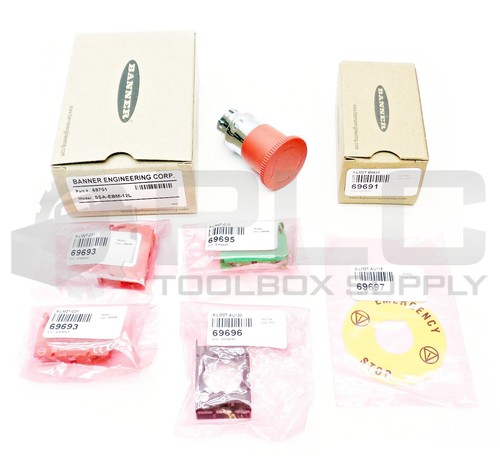 NEW BANNER SSA-EBM-12L E-STOP BUTTON KIT *READ* | eBay