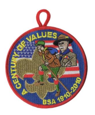 1910-2010 A century of Values BSA Patch RD Bdr. [VA-4315] | eBay