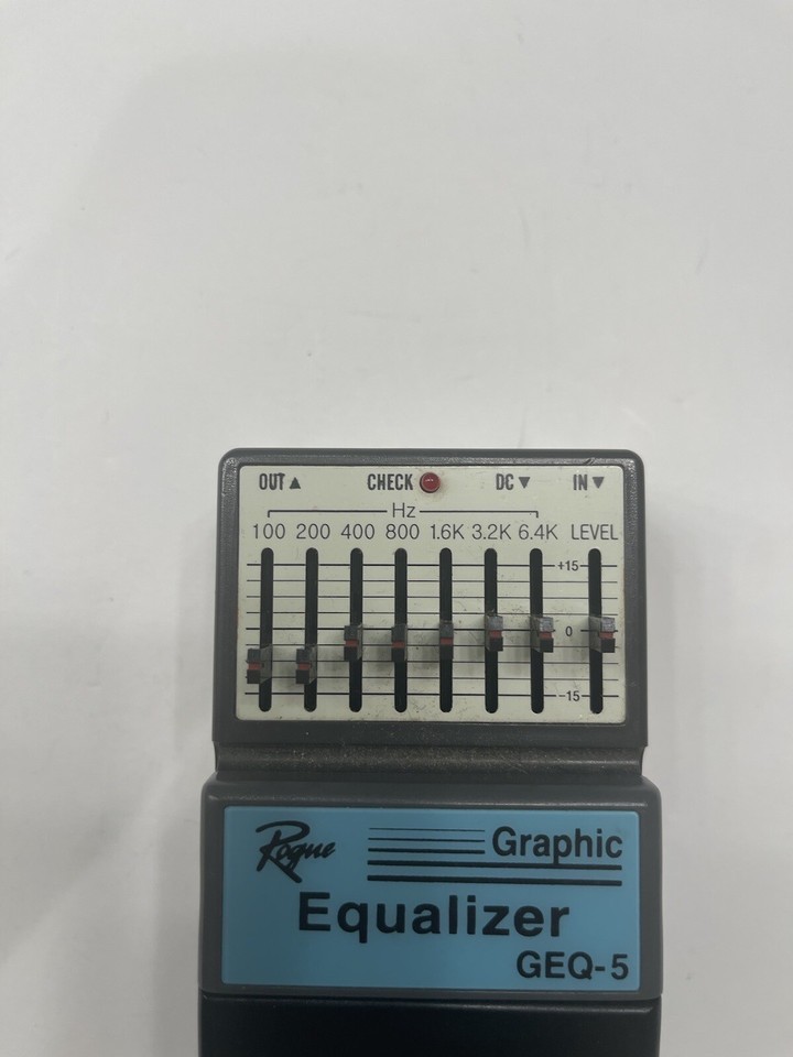 Rogue GEQ-5 Graphic Equalizer 7-Band EQ Vintage Guitar Effect Pedal | eBay